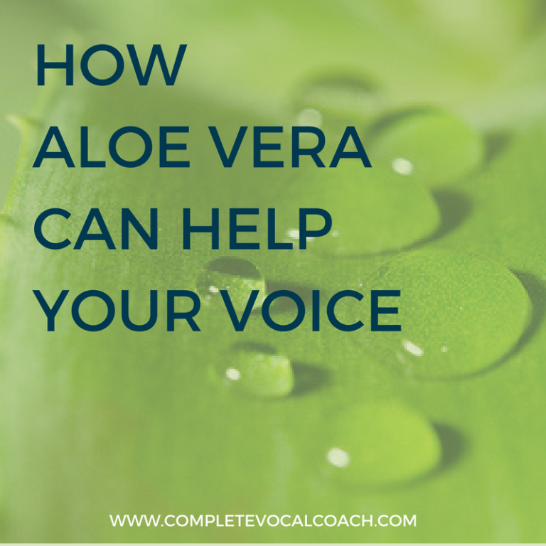 How Aloe Vera Can Help Your Voice