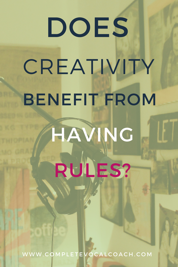 Does Creativity Benefit From Having Rules?